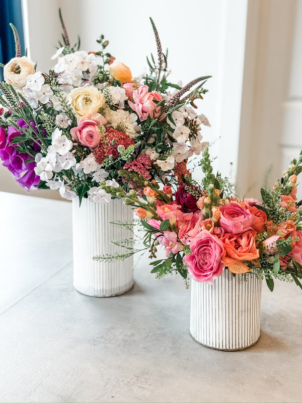 Seasonal Farm Arrangement- short - Olivia's Flower Truck